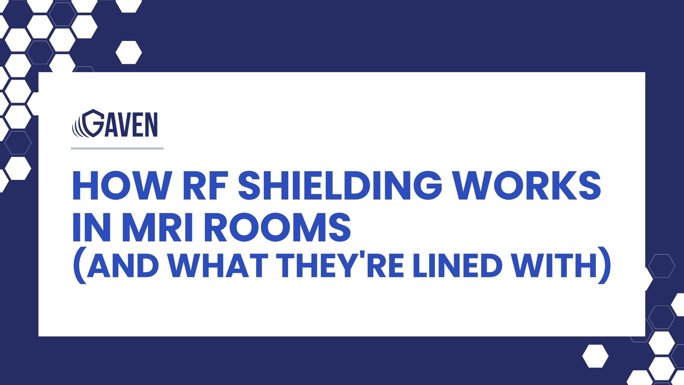 How RF Shielding Works in MRI Rooms (and What They're Lined With ...